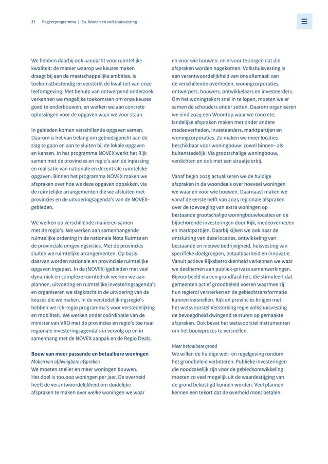 Regeerprogramma uitwerking van het hoofdlijnenakkoord door het kabinet ...