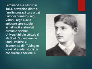 Regele Ferdinand I - Întregitorul România Mare | PPT