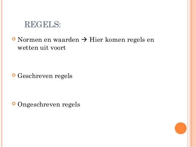 Regels en rechten maatschappijleer 2