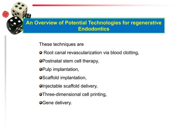 Regenerative endodontics & Revascularization | PPTX