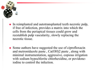 Regenerative endodontics & Revascularization | PPTX
