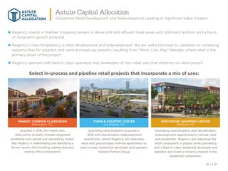 1Q 2019 Investor Presentation - Regency Centers | PPT