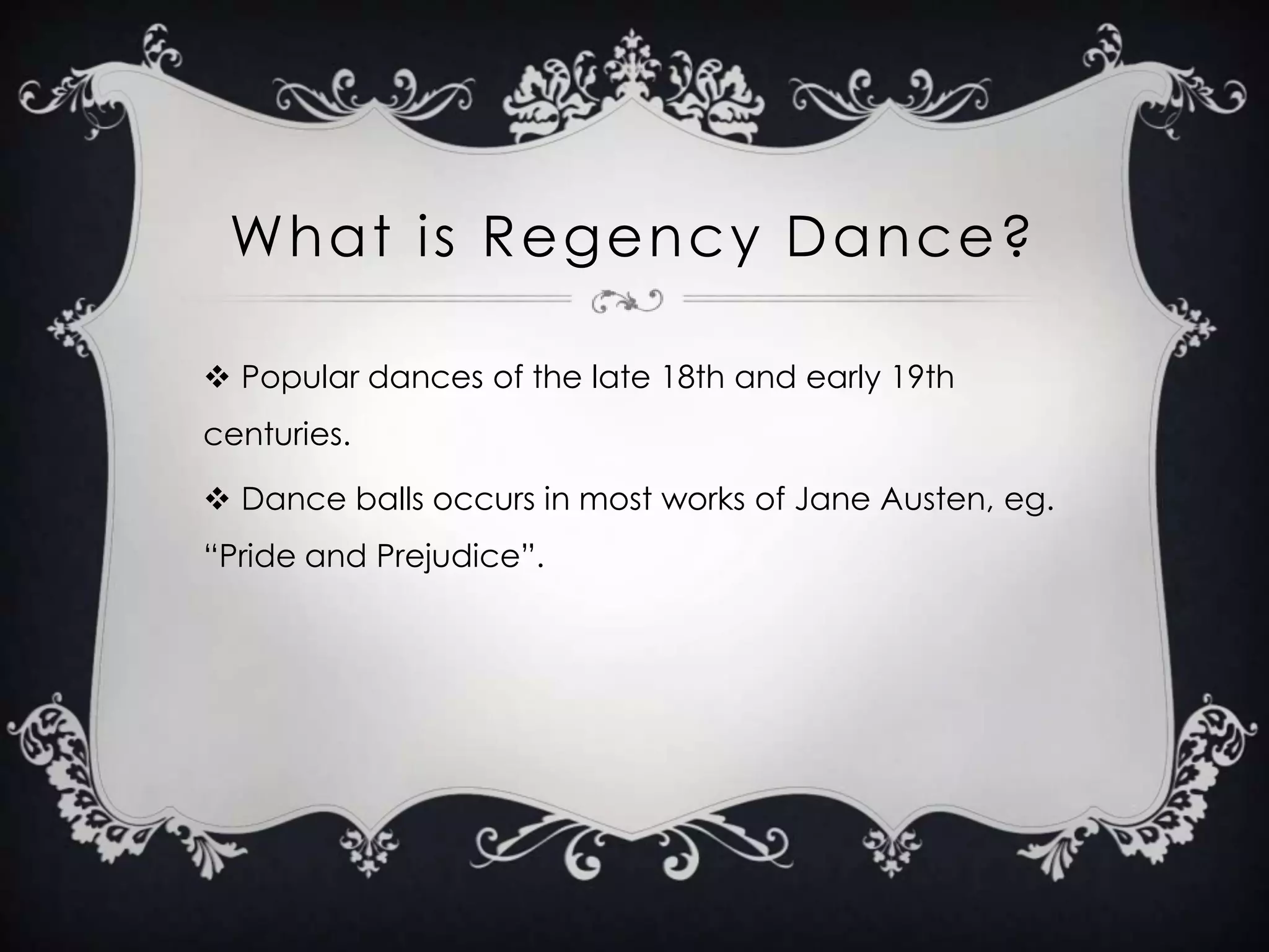 Regency dance-rachel | PPTX