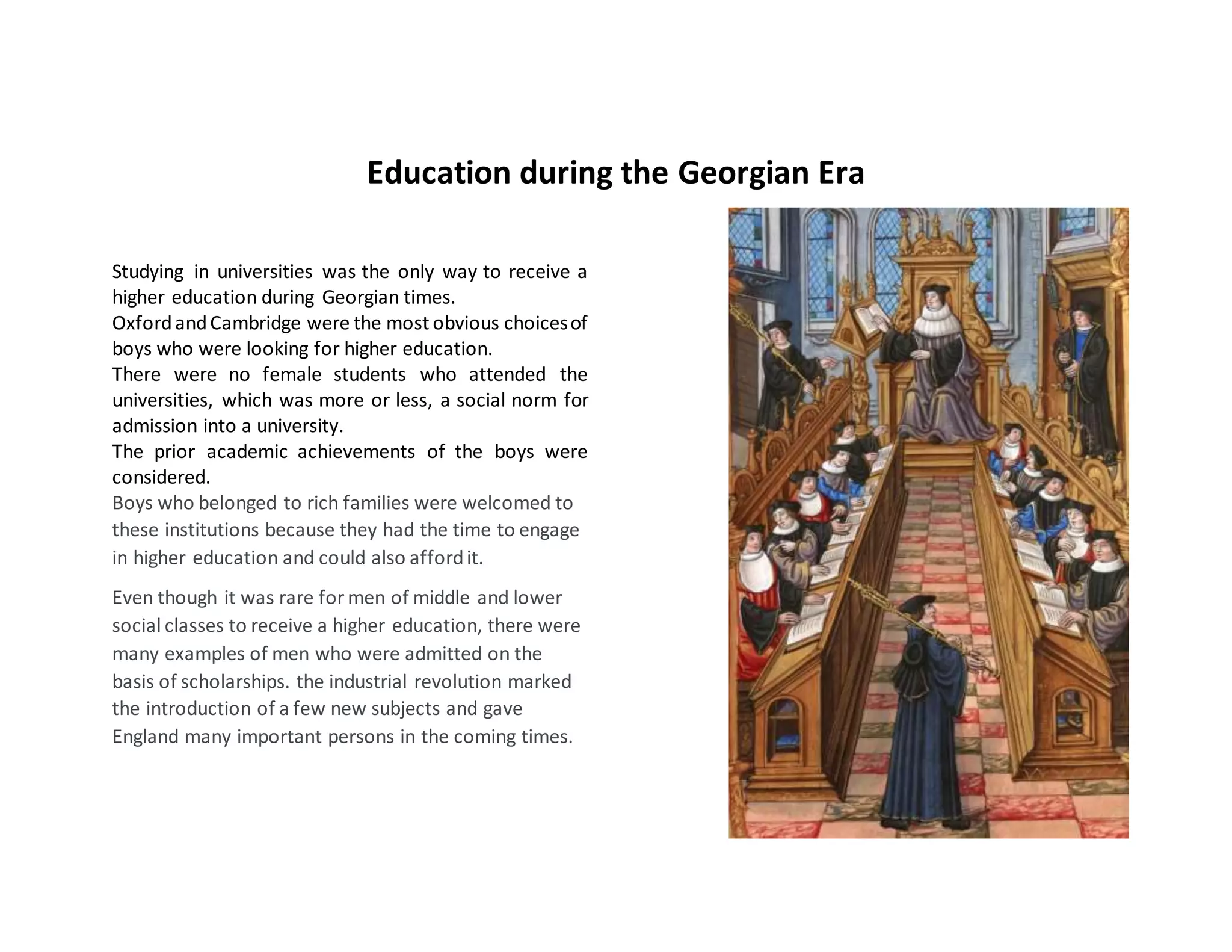 Regency and Georgian Era: Gender Roles by Thomas Demertzis | DOCX