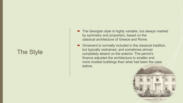 REGENCY ERA GEORGIAN ARCHTECTURE BY KIOUSI AIKATERINA | PPTX | Interior ...