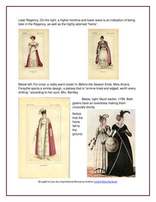 Regency Fashion in Winter | PDF