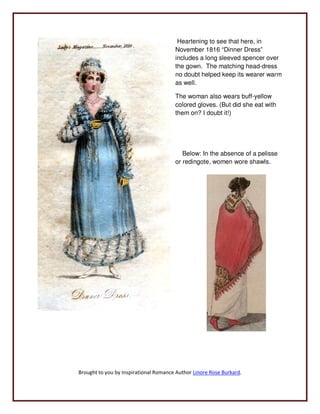 Regency Fashion in Winter | PDF