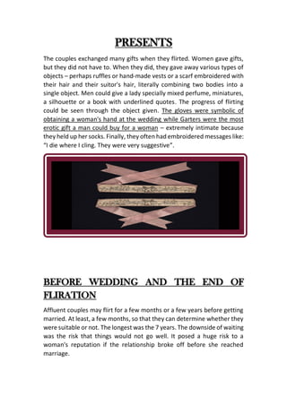 REGENCY MATCMAKING _FLIRTING _WEDDING | PDF