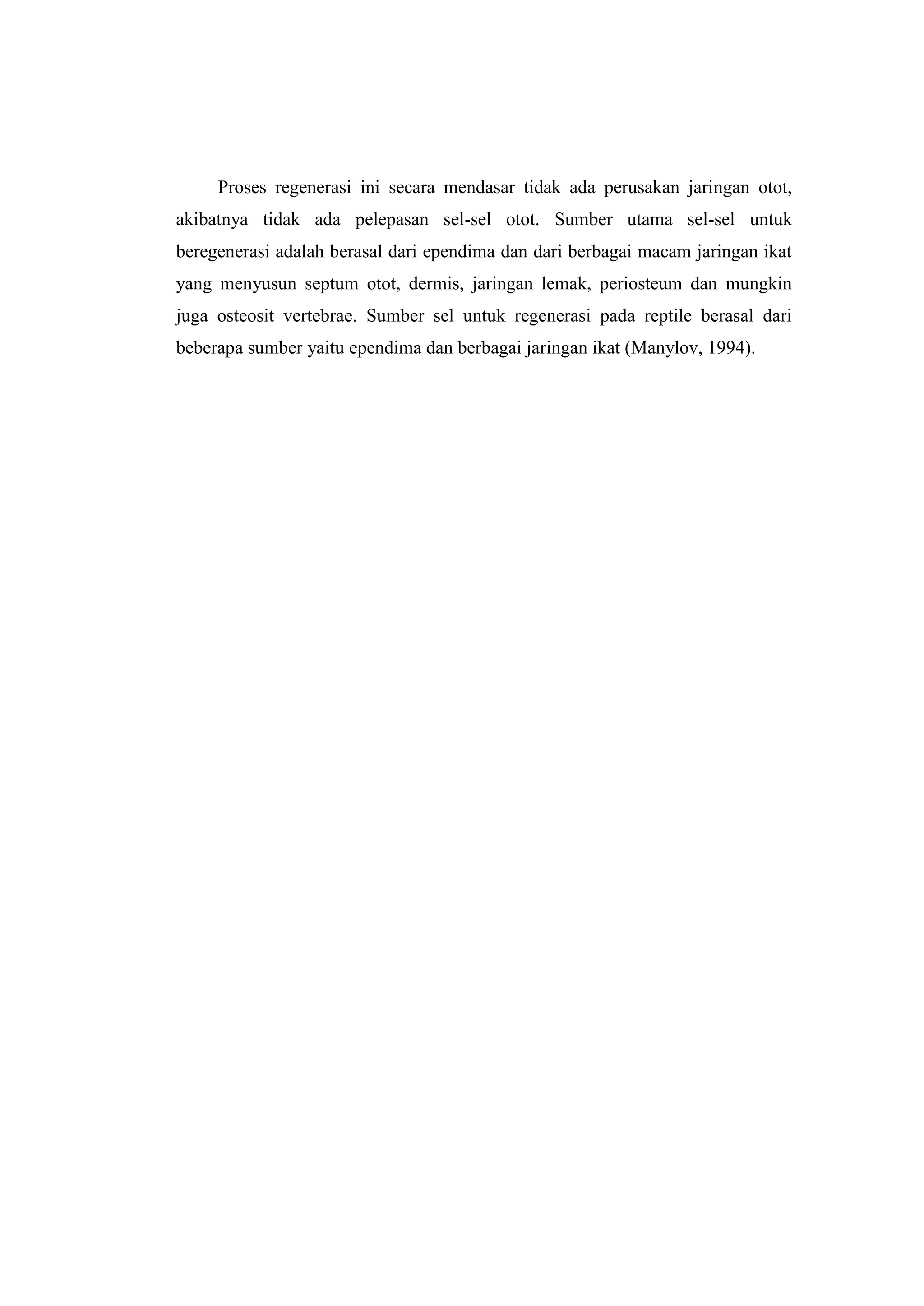 Regenerasi sel | DOCX