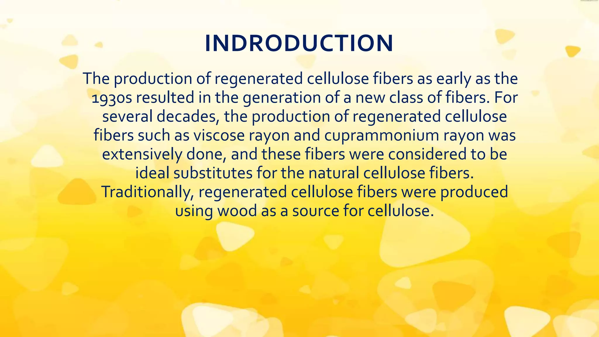 Regenerated fibres | PPTX