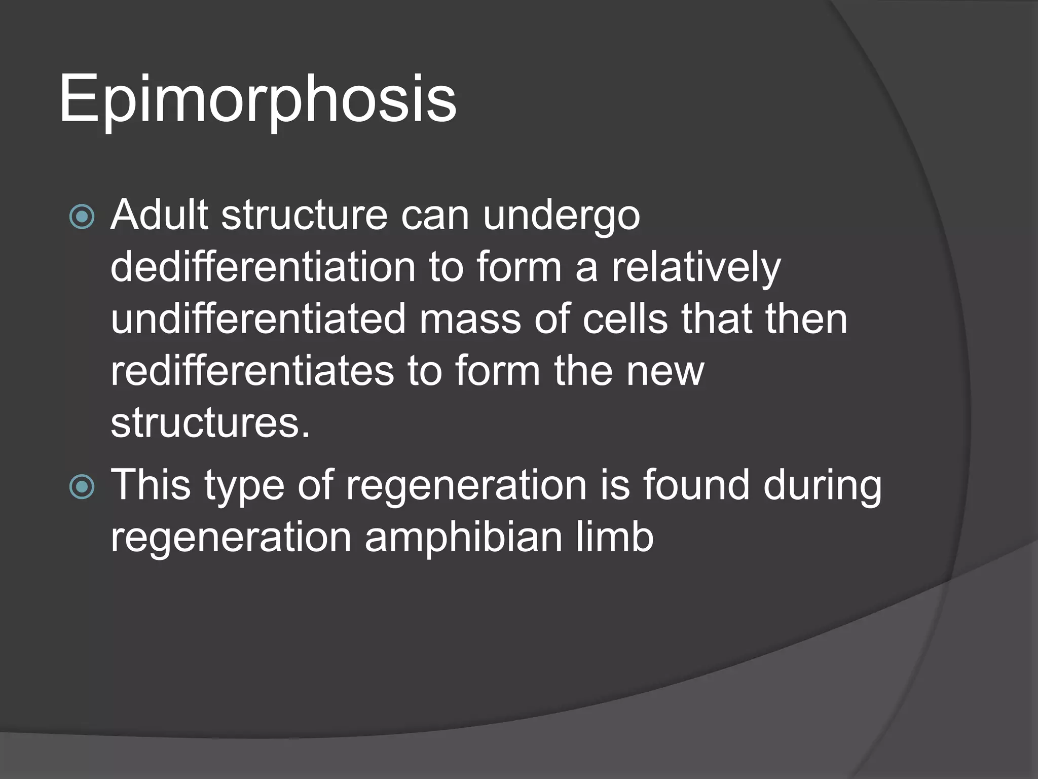 Regeneration in animals | PPSX