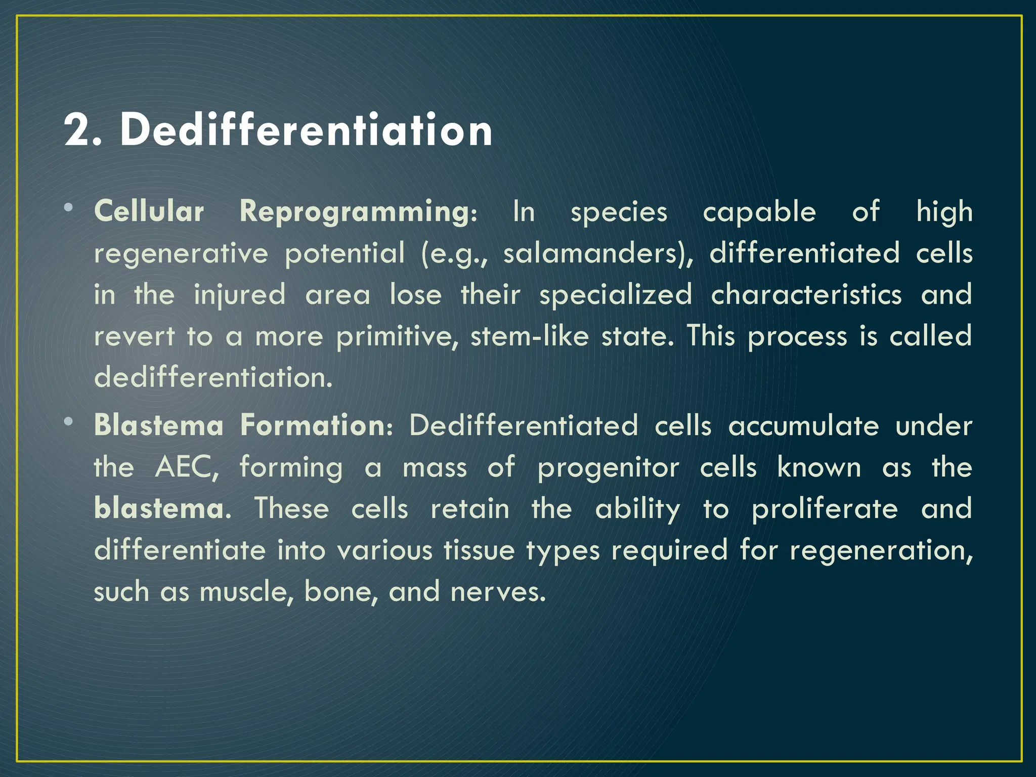 Regeneration in vertebrates - Dr.M.Jothimuniyandi | PPTX