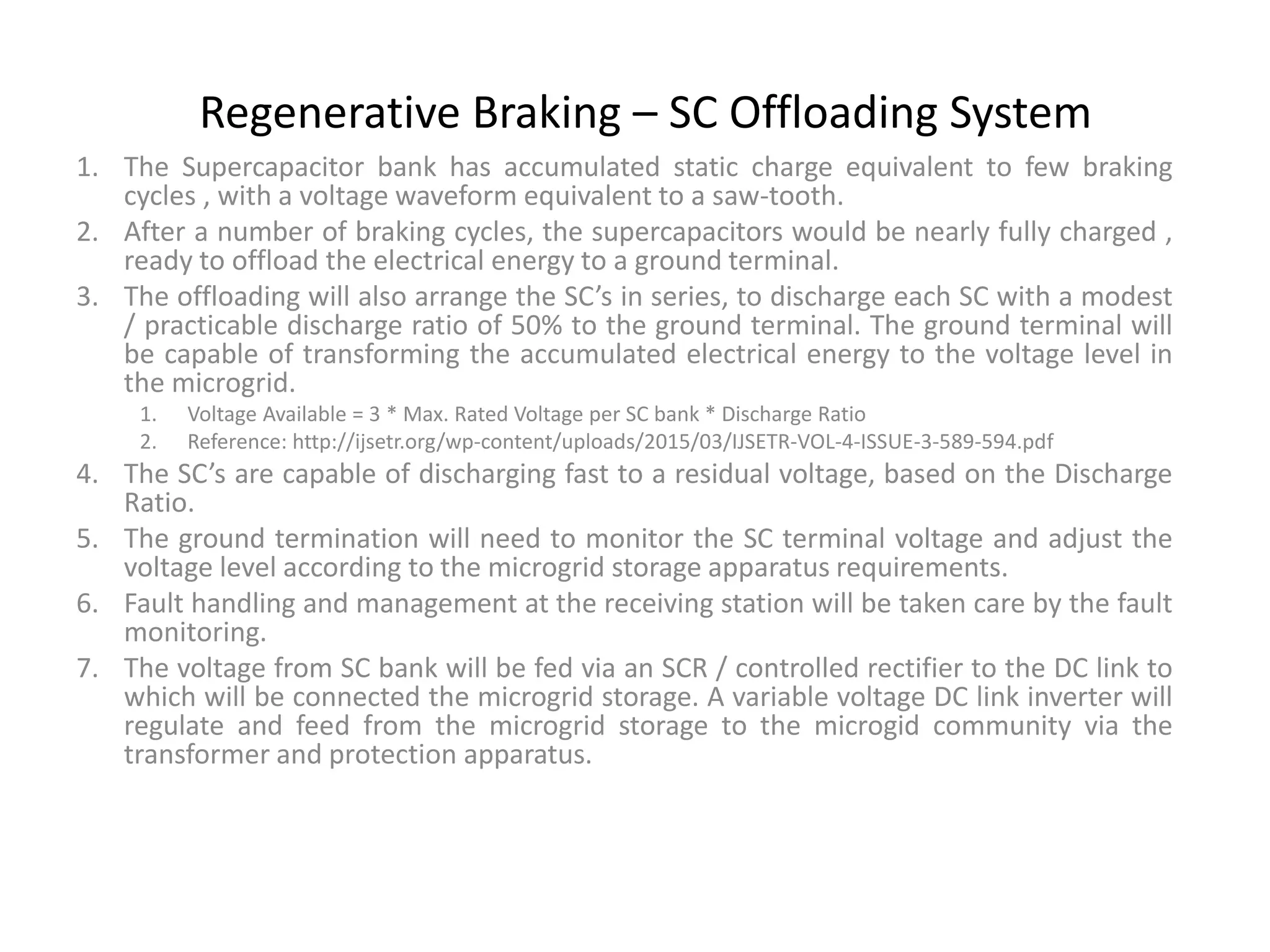 Regenerative braking energy recovery (diesel trucks) details v2 | PDF