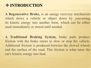 Regenerative braking system | PPTX