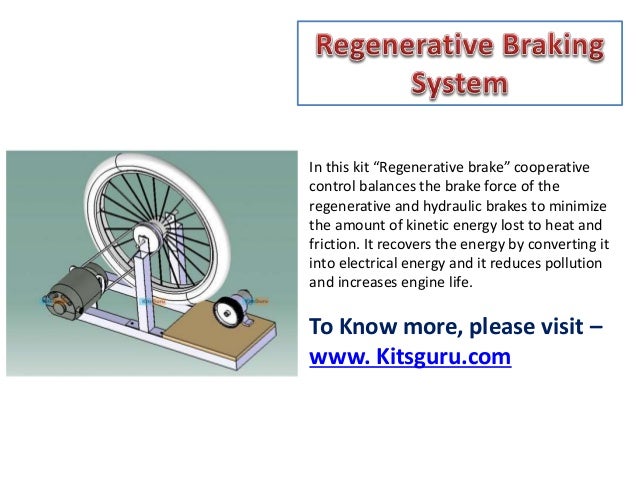 Regenerative braking system - Mechanical Project - Kitsguru.com