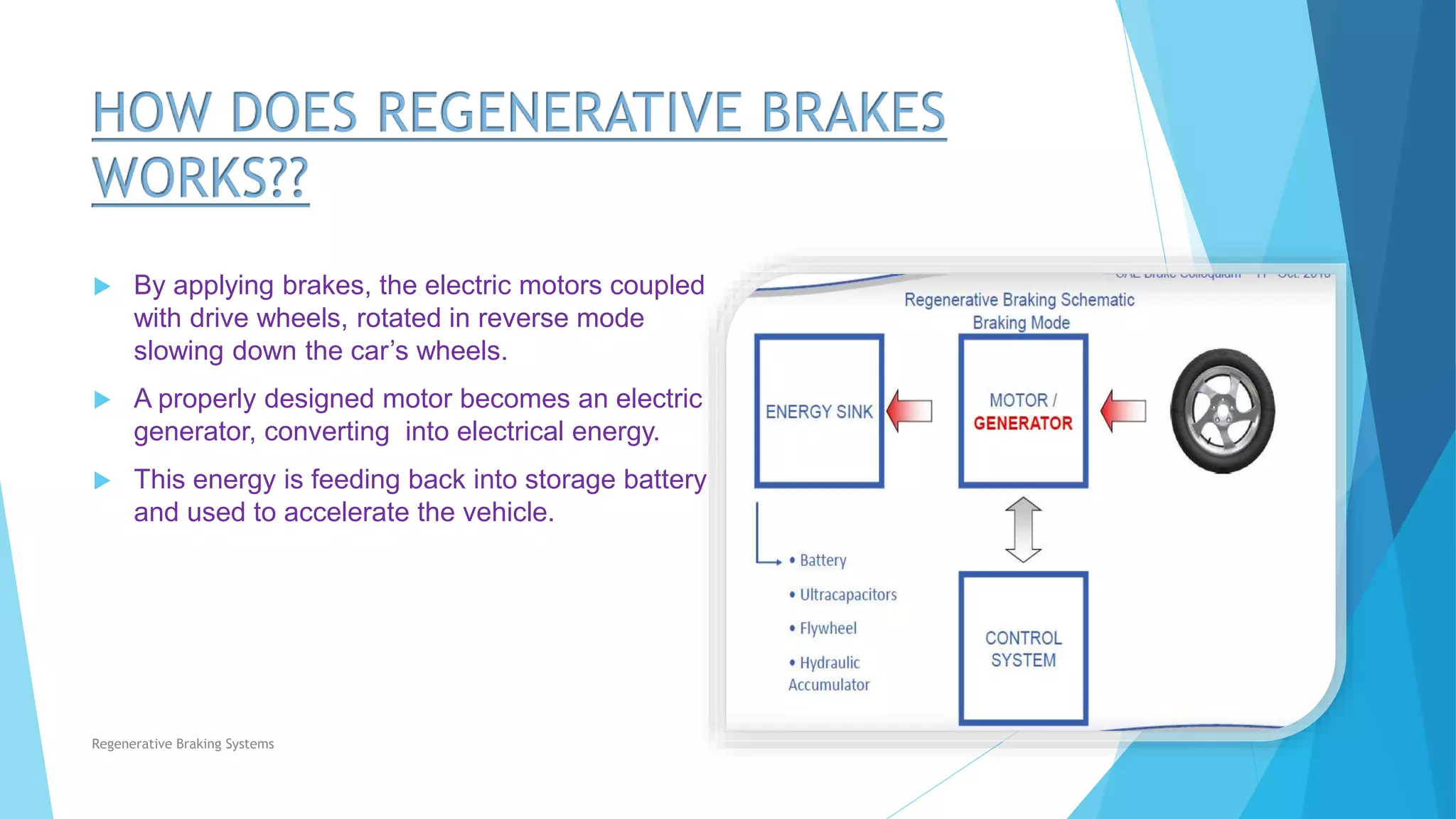 Regenerative braking system | PPTX