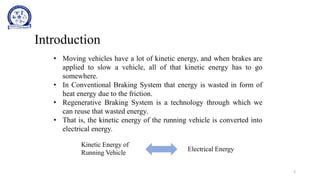 Regenerative Braking System in EVs | PPTX