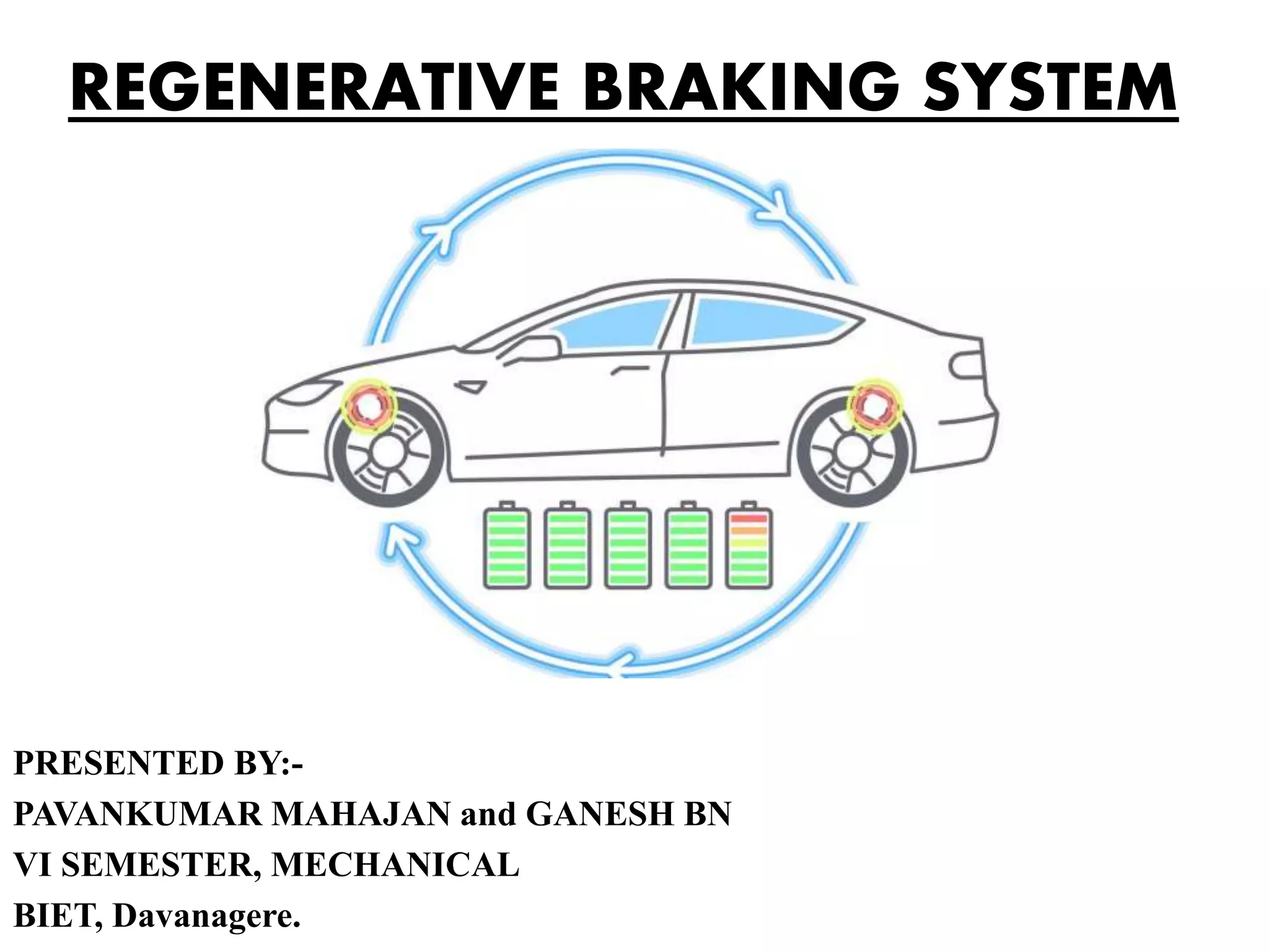 Regenerative breaking system Presentation | PPTX