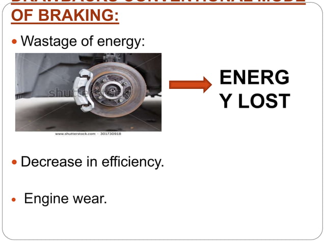 Regenerative breaking system Presentation | PPTX