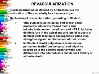 Regenerative endodontic | PPTX