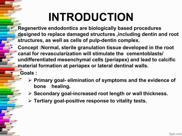 Regenerative endodontic | PPTX