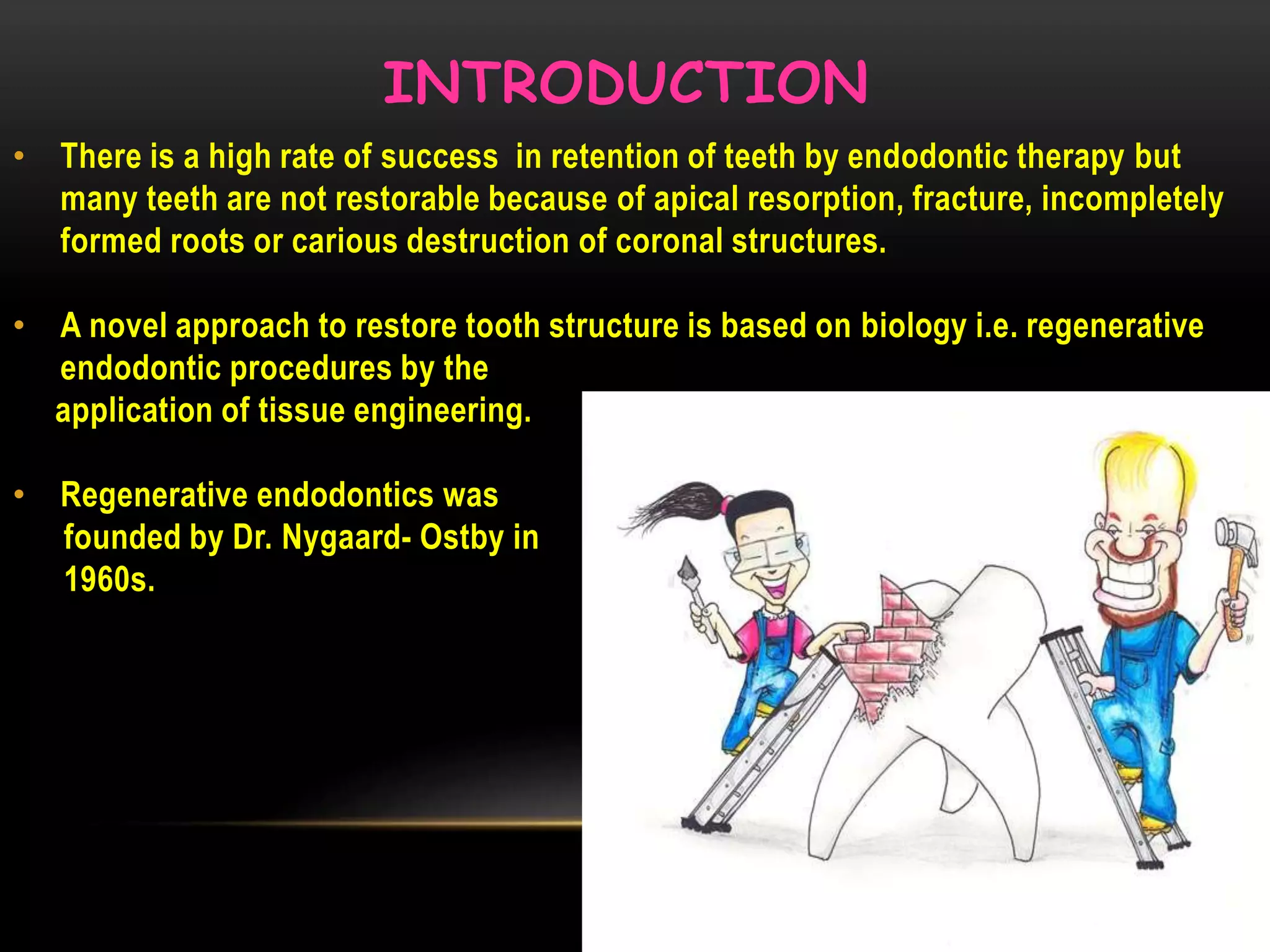Regenerative endodontics | PPTX
