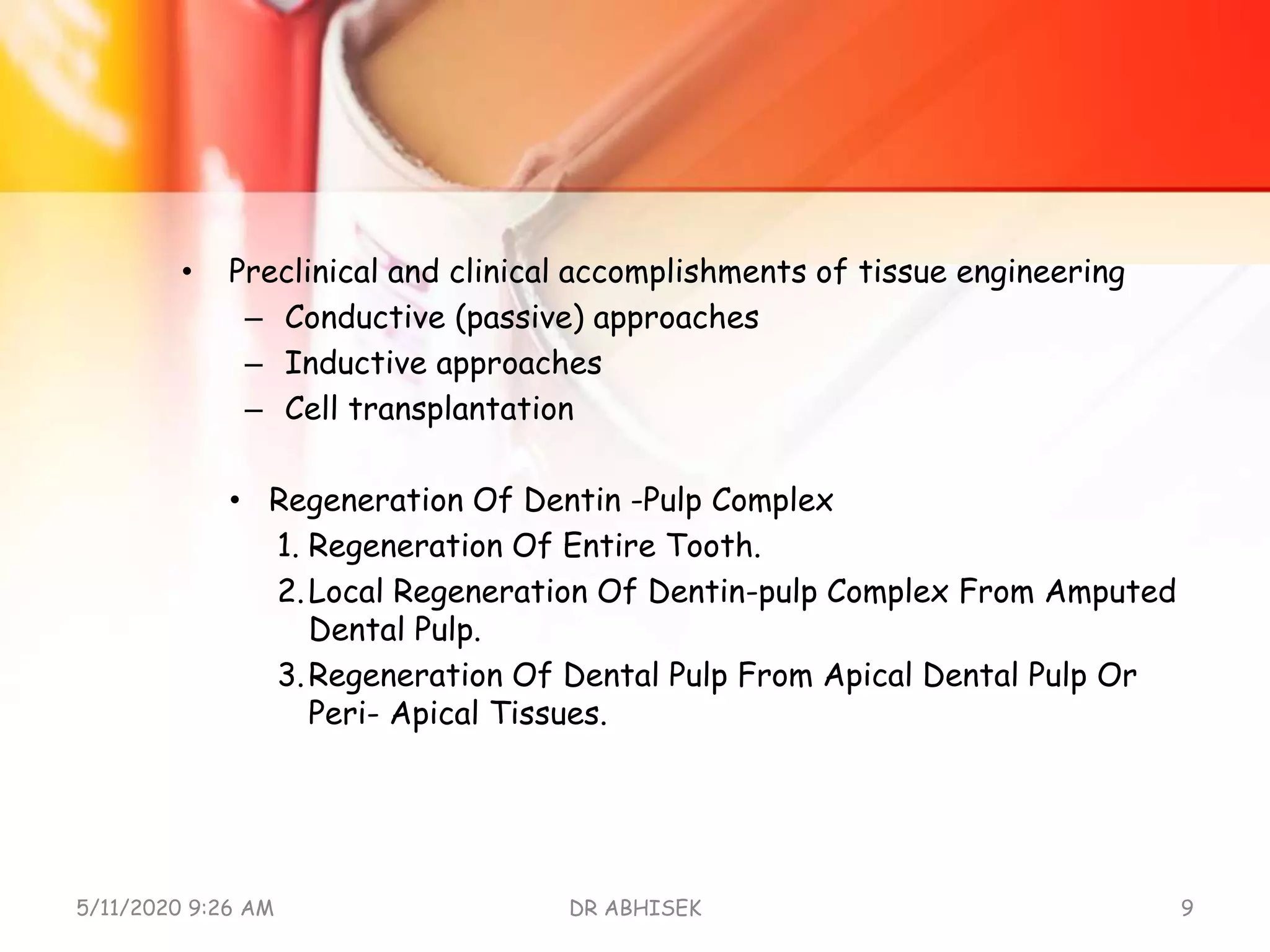 Regenerative endodontics | PPTX