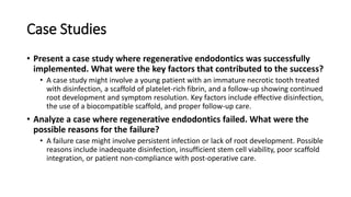 Regenerative endodontics.pptx and the updates | PPTX