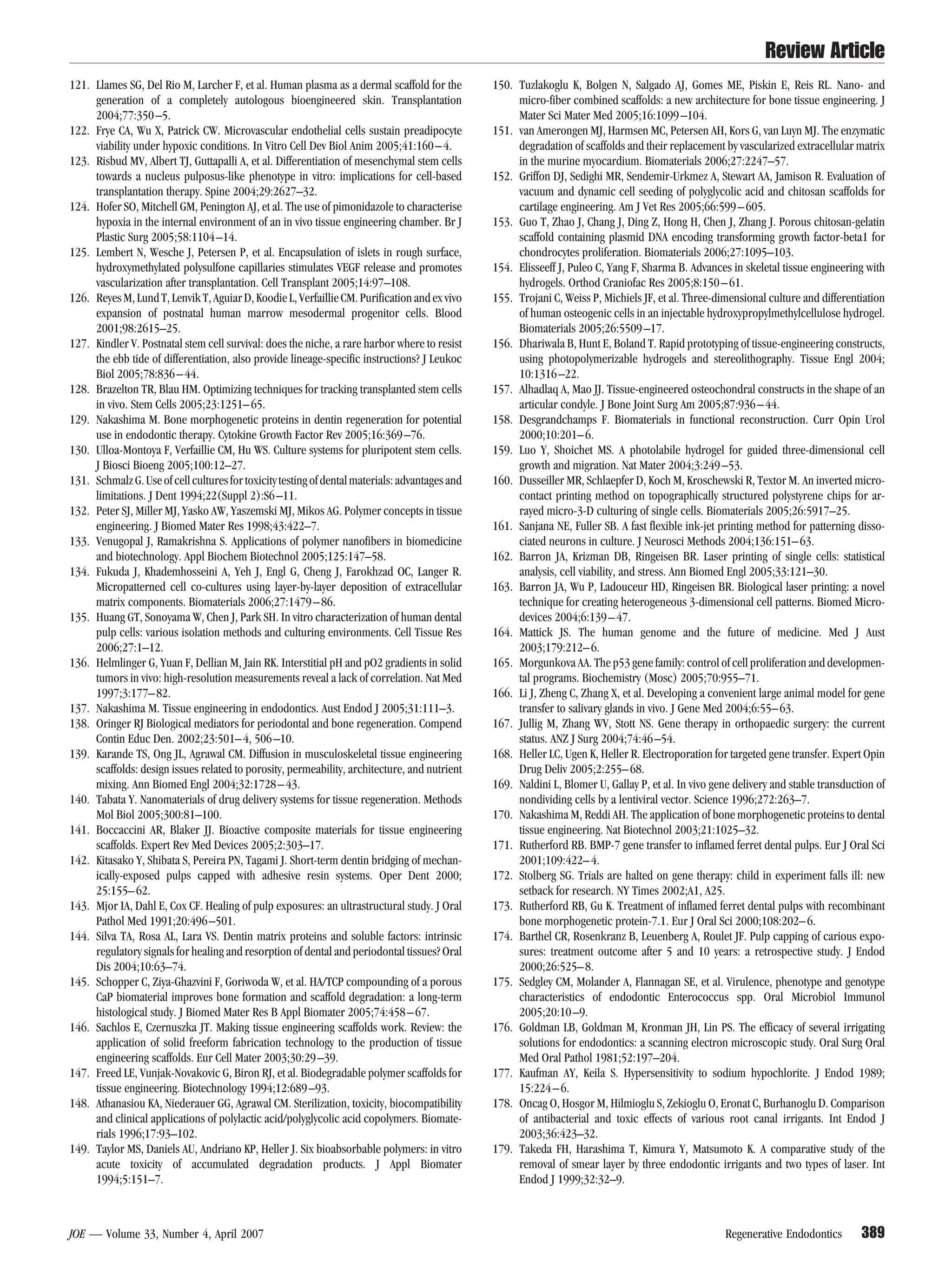 Regenerative endodontics a-reviewofcurrentstatusandacallforaction | PDF