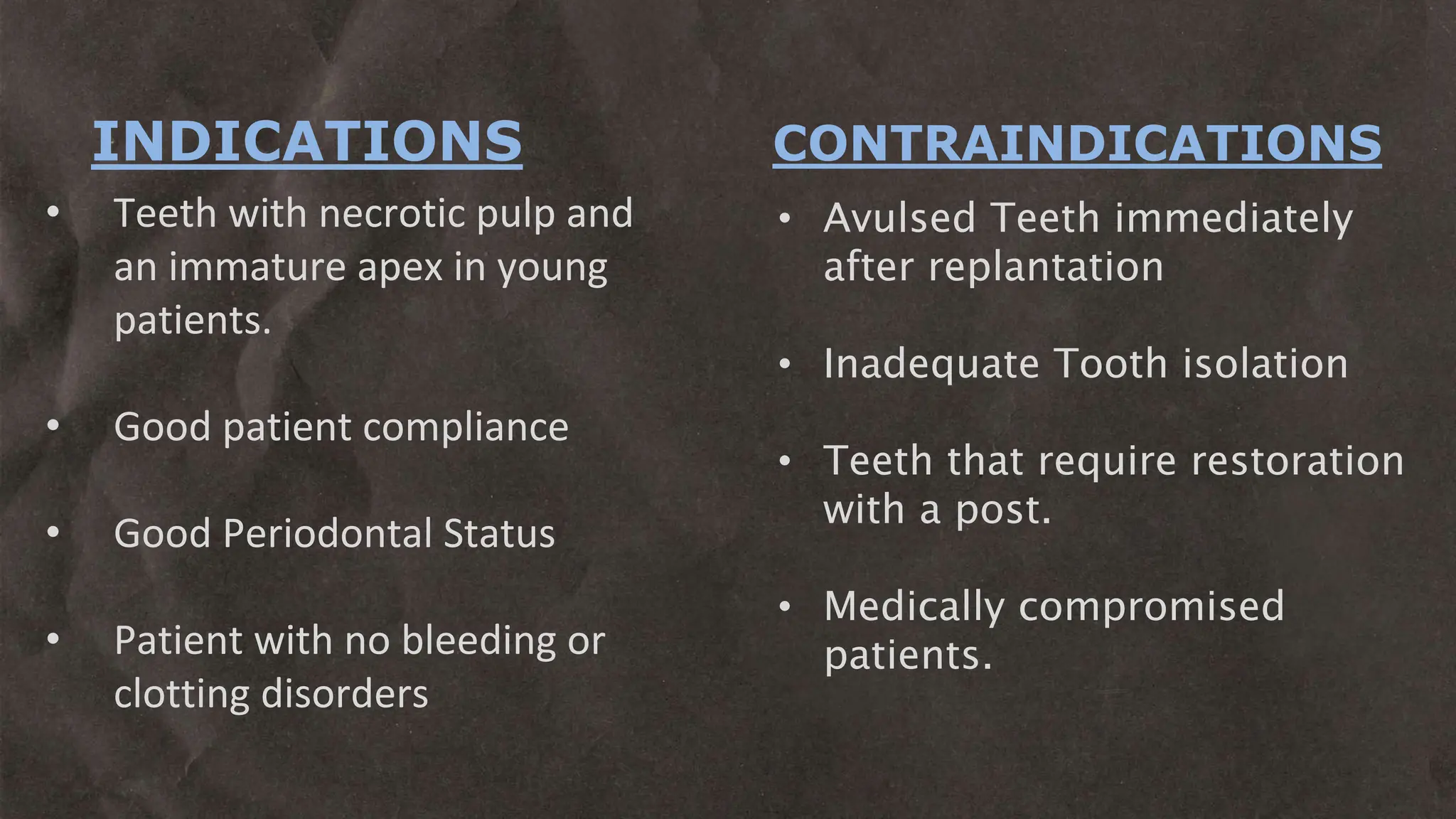 REGENERATIVE ENDODONTICS- oral endodontics | PPTX