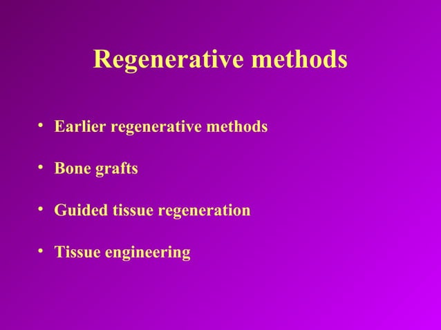 Regenerative materials | PPT