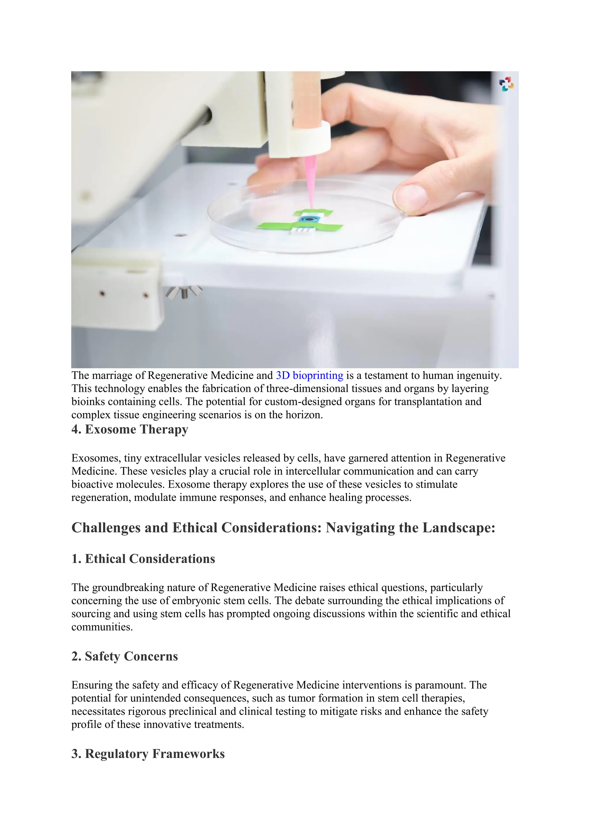 Regenerative Medicine: Meaning, Innovations, Challenges & More | The ...