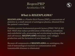 RegenPRP - Aesthetics UK | PPT