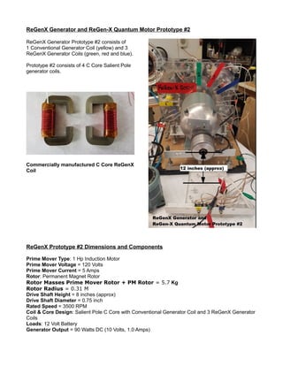 ReGenX Generator Prototypes for Advanced Energy Performance Testing and ...