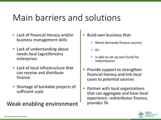 Financing sustainable landscapes | PPT