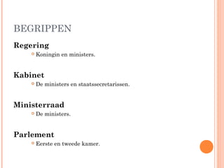 Regering en Parlement politiek | PPT