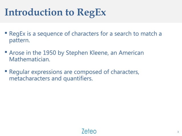 Regex Expressions And Parsing Examples Ppt 5877