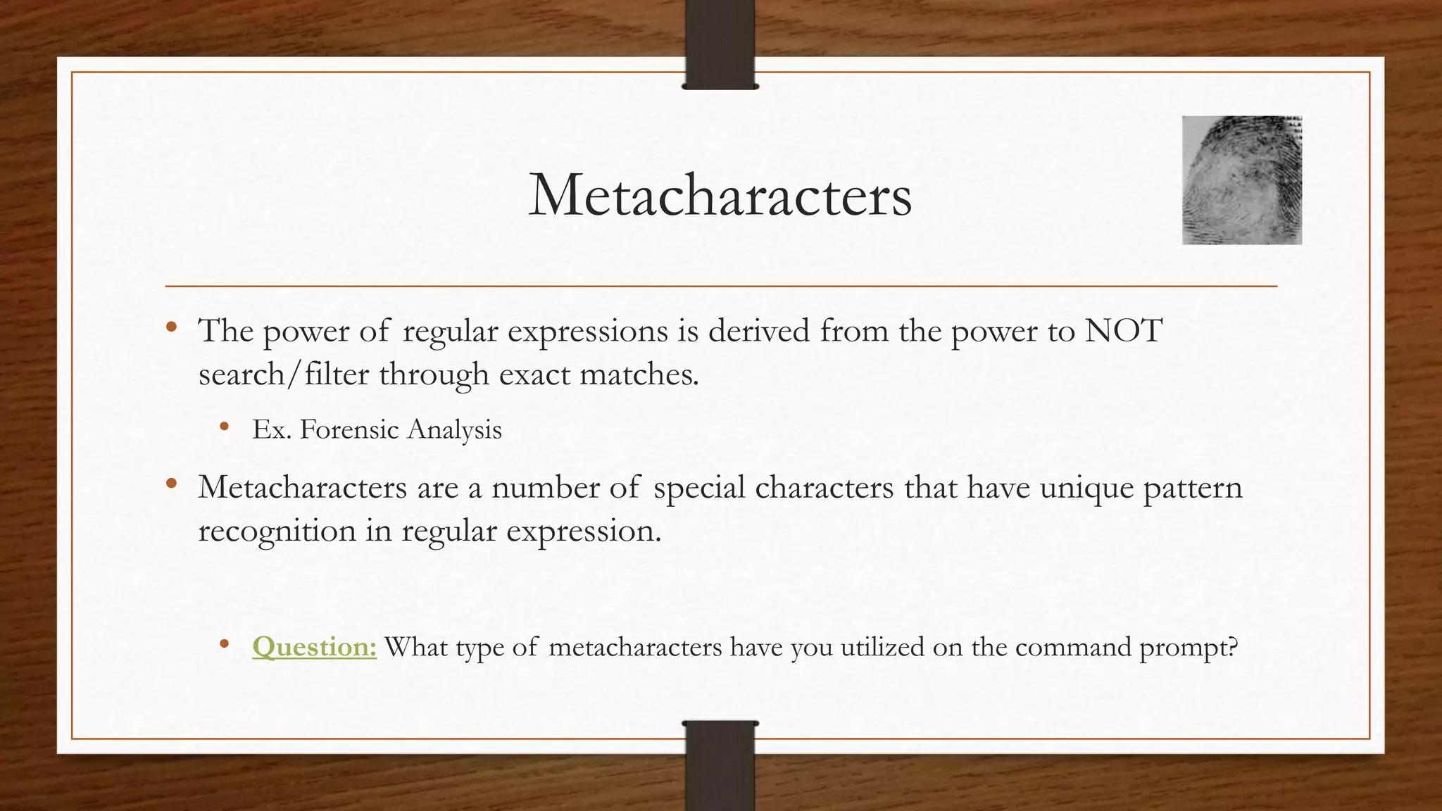 Regular Expressions | PPTX | Programming Languages | Computing