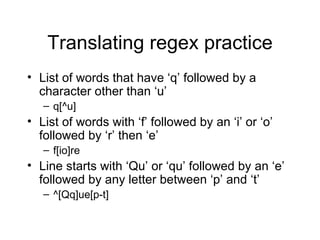 Regex Intro | PPT