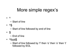 Regex Intro | PPT