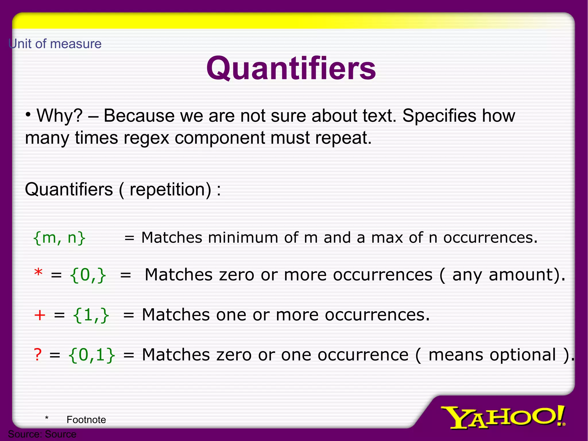 Regular Expressions | PPT
