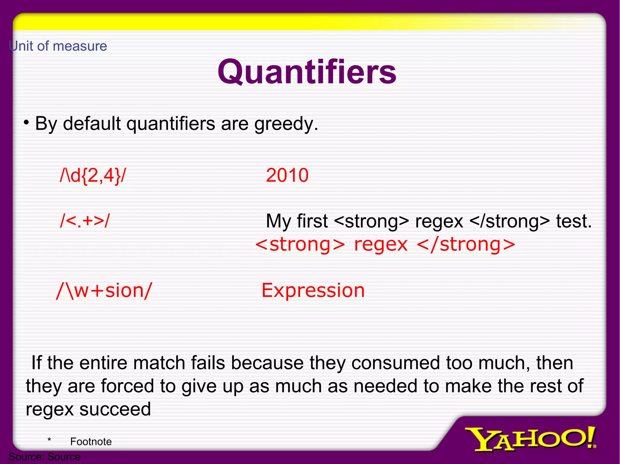 Regular Expressions | PPT