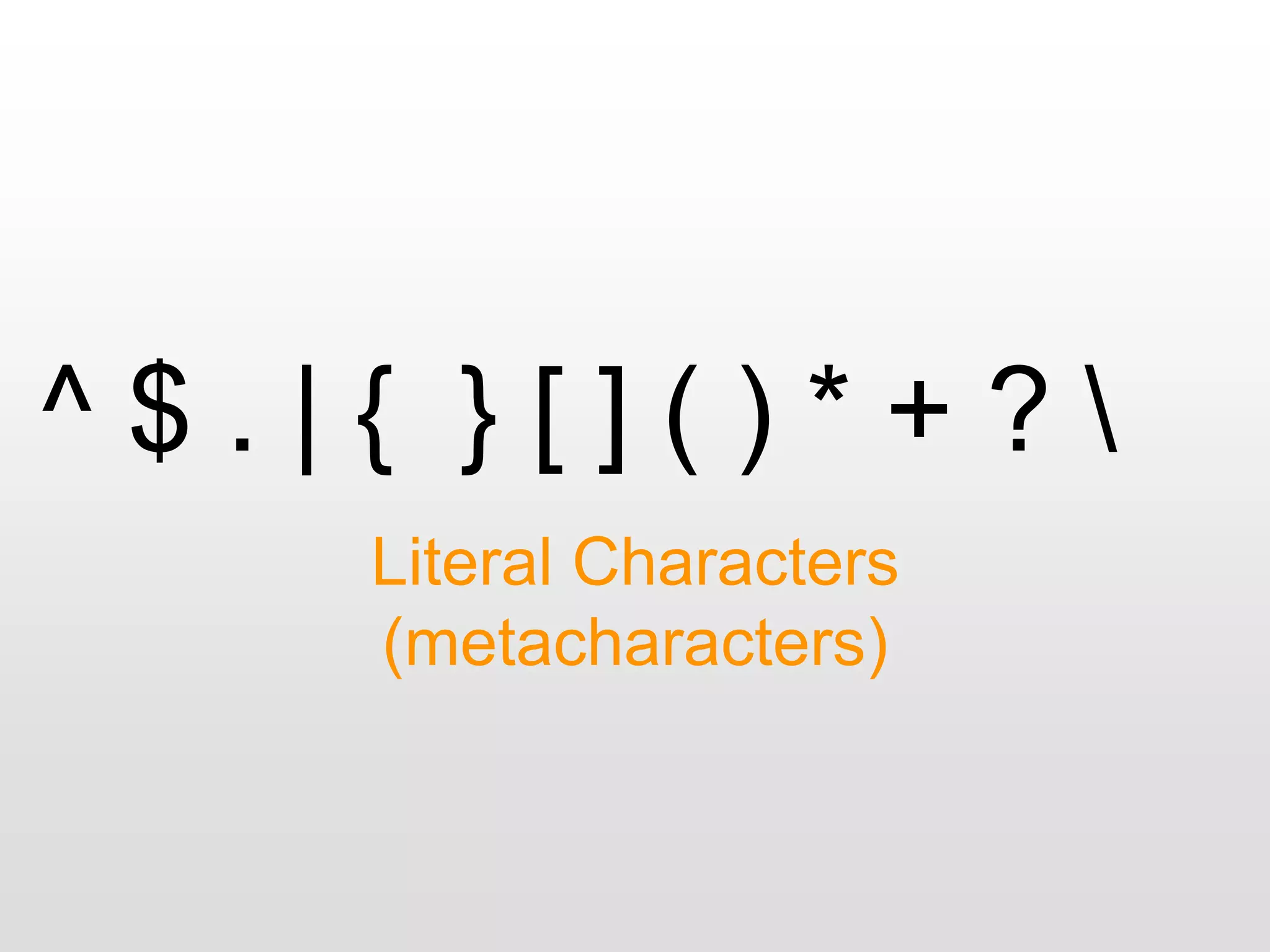 Regular Expression (Regex) Fundamentals | PPTX Regular Expression (Regex) Fundamentals | PPTX