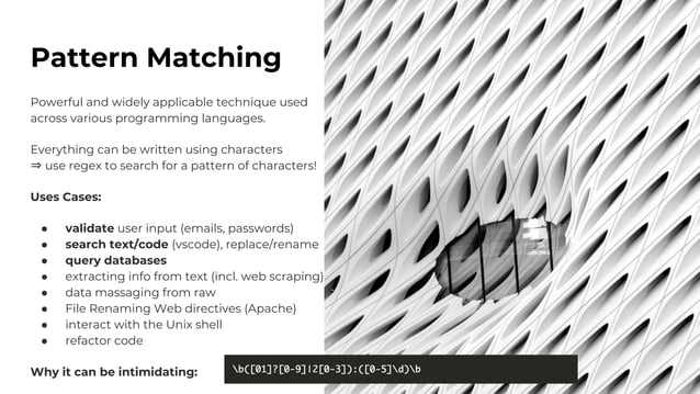 Regex - Regular Expression Basics | PPT