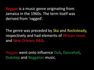 Reggae | PPTX