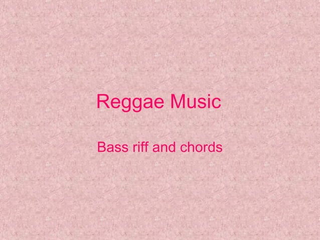 Reggae music | PPT