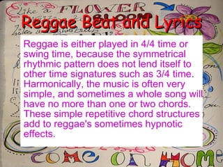 Reggae Mussic | PPT