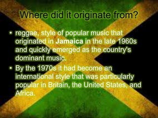 Reggae! | PPTX