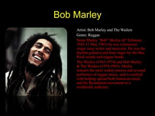 Reggae research | PPT