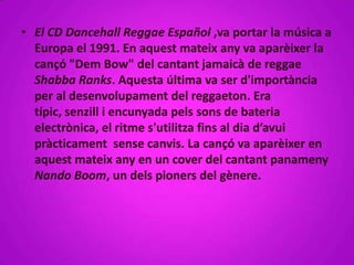 Reggaeton | PPTX